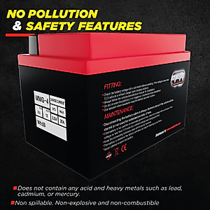MMG YTZ14S Z14S Lithium Ion Sealed Factory Activated Powersports Battery 12V CCA 300 for Motorcycle BMW Honda KTM Yamaha (MMG4)