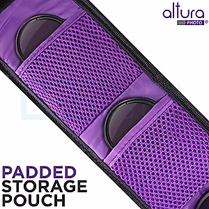 49MM Lens Filter Kit by Altura Photo, Includes 49MM ND Filter, 49MM Polarizing Filter, 49MM UV Filter, (UV, CPL Polarizer Filter, Neutral Density ND4) for Camera Lens w 49MM Filters + Lens Filter Case