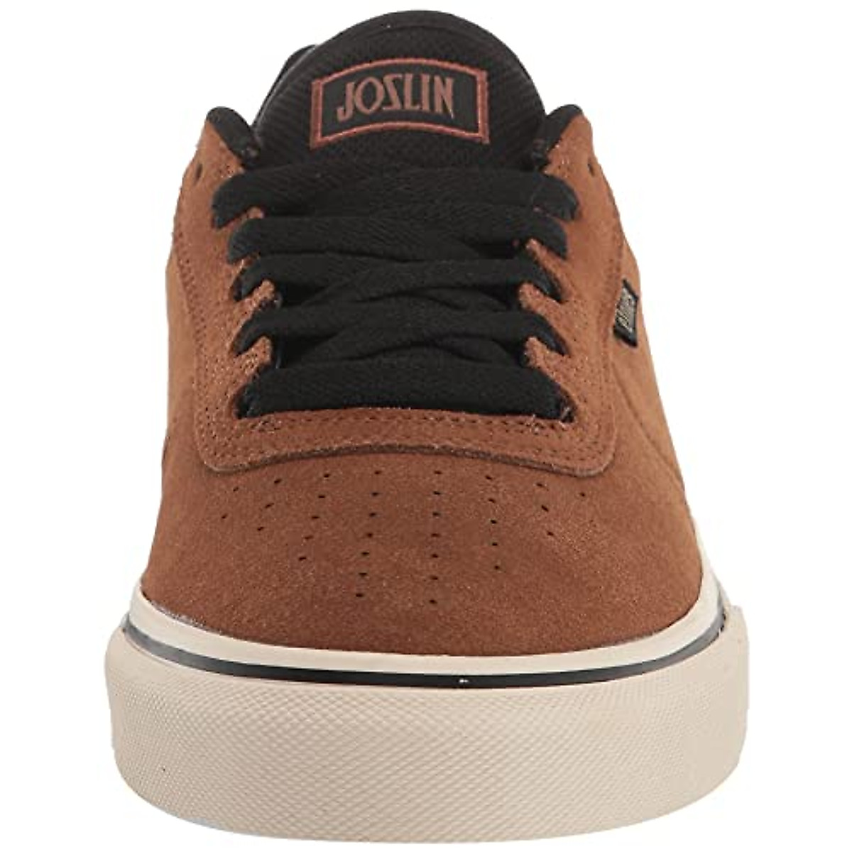 Etnies Men's Joslin Vulc Low Top Skate Shoe, Brown/Black, 12