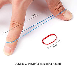 HOYOLS Baby Hair Ties Rubber Bands for Toddler Infants Kids Girls Thin Small Hair Elastics TPU 1500 Piece Pack