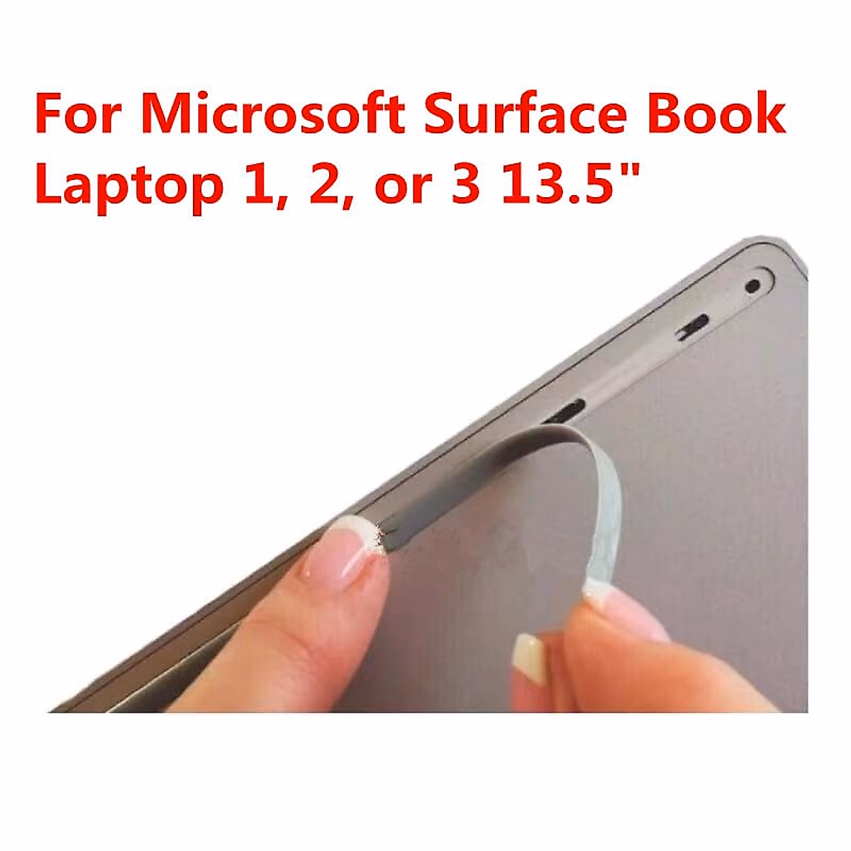 Laptop Rubber Feet Strips Replacement for Microsoft Surface Book Laptop 1, 2, or 3 13.5" for Laptop Bottom Case Nonskid Silicone Bumper Rubber Foot Strips