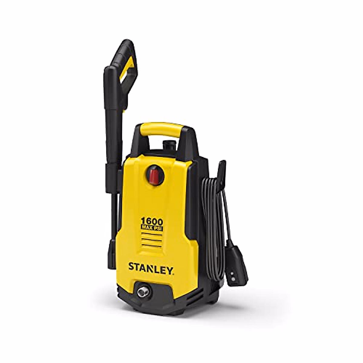 Stanley SHP1600 SHP Electric Pressure Washer 1600 Max PSI, 1.3 GPM, Comes with Vari Nozzle, Wand, Spray Gun, 20' Hose and Foam Cannon