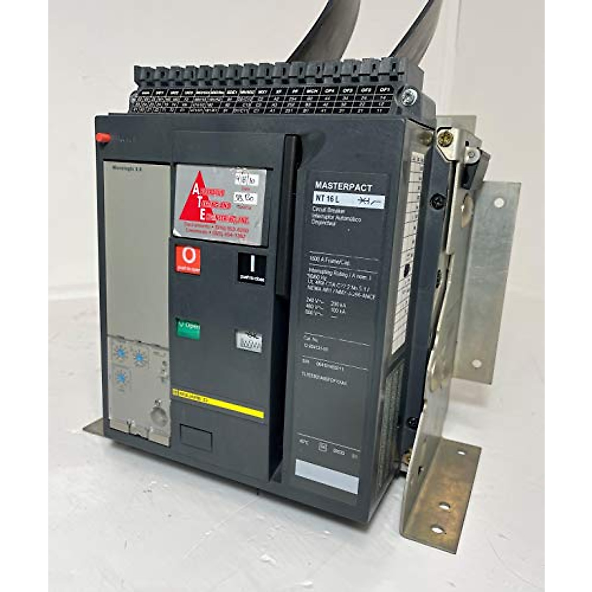 Square D NT16L 1600A Masterpact EO Circuit Breaker 12-804131-00 Shunt 1600 Amp