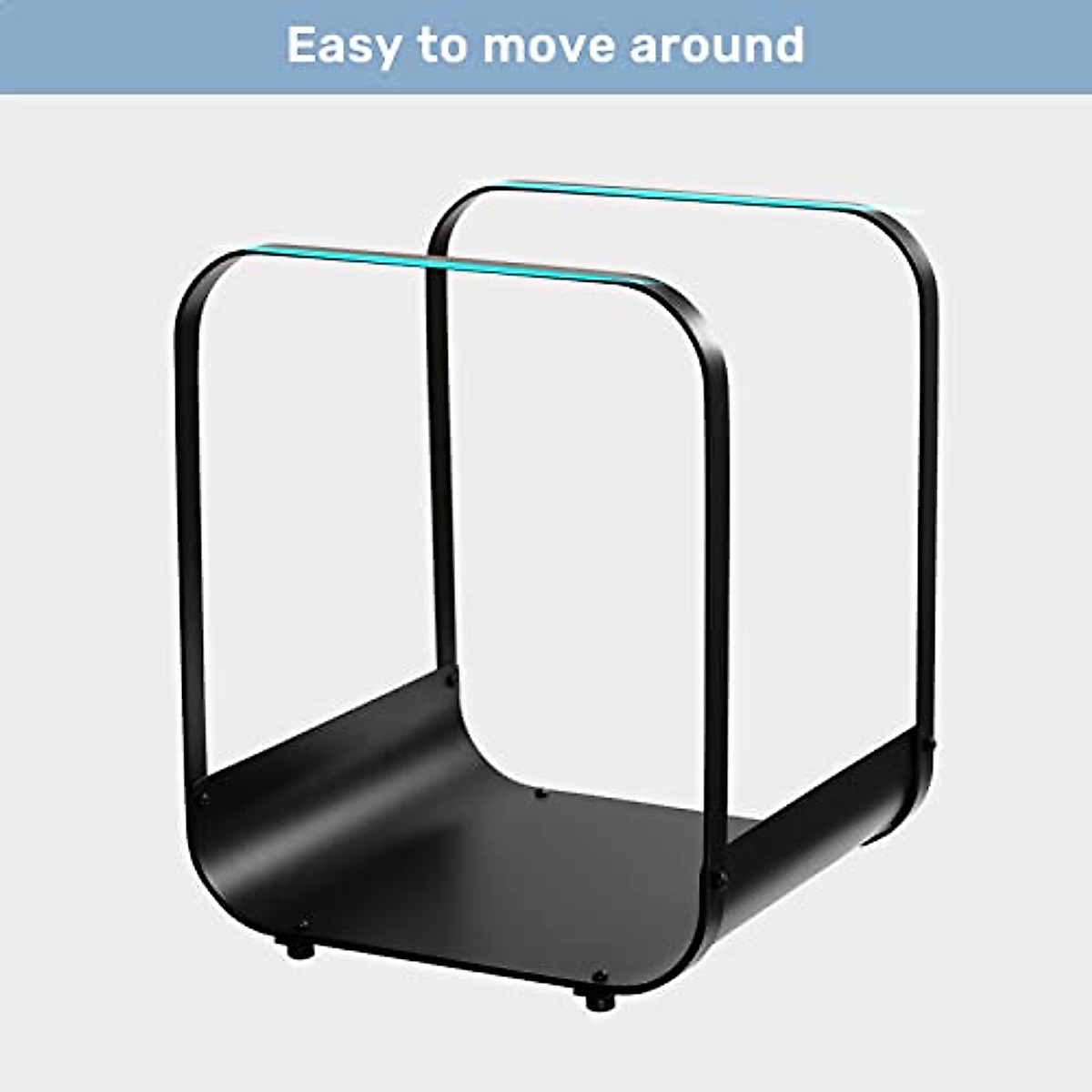 HOMSTOR 18 Inch Firewood Rack Indoor/Outdoor Log Holder