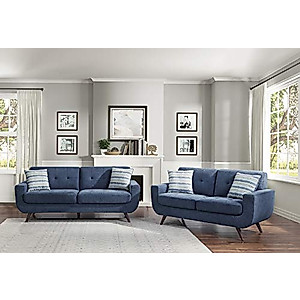 Lexicon Fairmont Living Room Sofa, Blue
