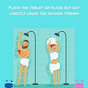 Shower Steamers - Set of 9 Shower Bombs with Essential Oils - Eucalyptus 65 gr Each (Box)