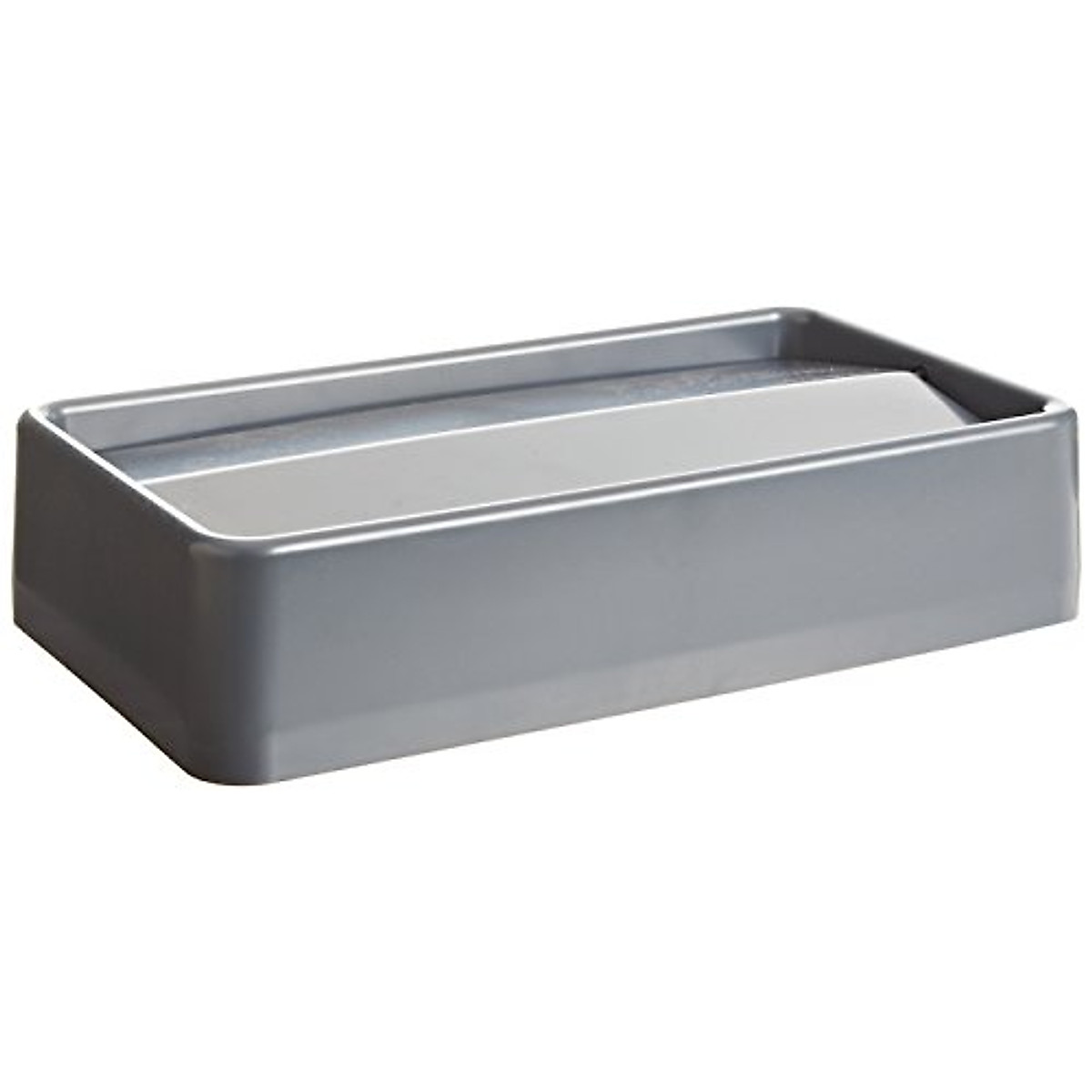 Impact 7024-3 Polyethylene Lid, 20-1/4" Length x 11-3/16" Width x 4-1/2" Height, Gray, for Thin Bin Container (Case of 4)