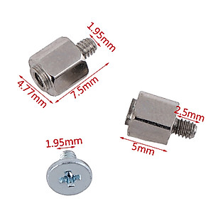 10Set Mounting Screws Kits Hand Tool Mounting Stand Off Screw Hex Nut for Most PC and Laptop Motherboard