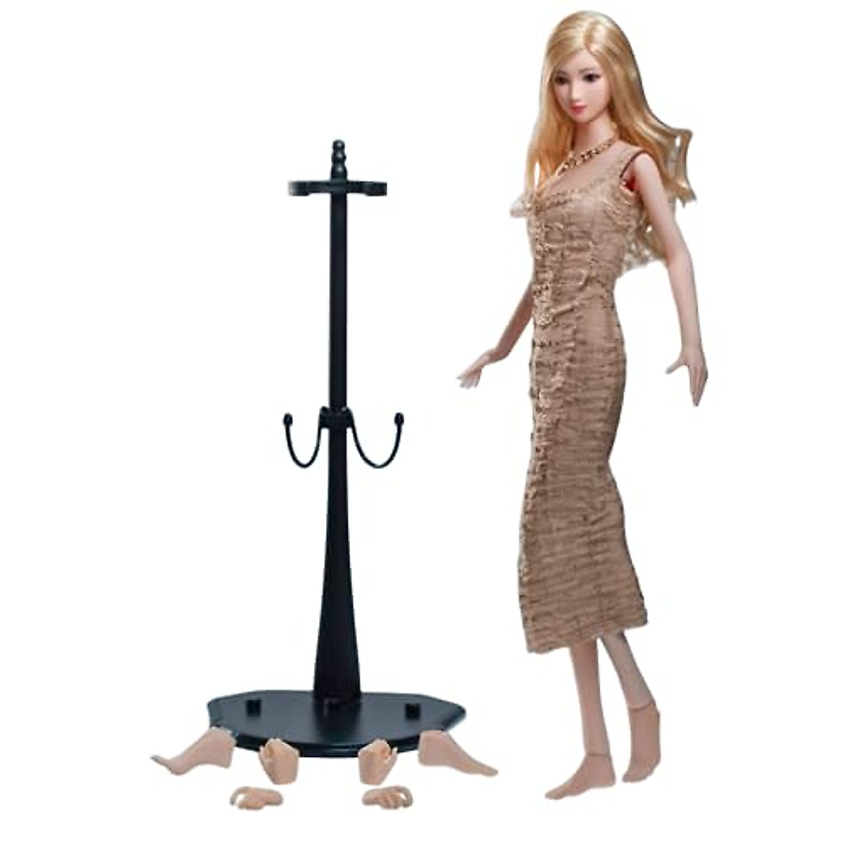 HiPlay TBLeague Seamless Action Figure Anime Girl Body Type and Large Bust 1:6 Scale S37(Pale, with Head)