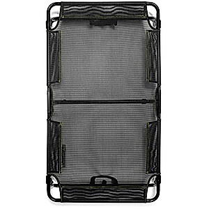 Homevative Folding Elevated Pet Bed, No Assembly, Indoor/Outdoor, Low Profile, Non-Slip Feet, Travel Bag Included. 42" x 24" x 5-1/2"