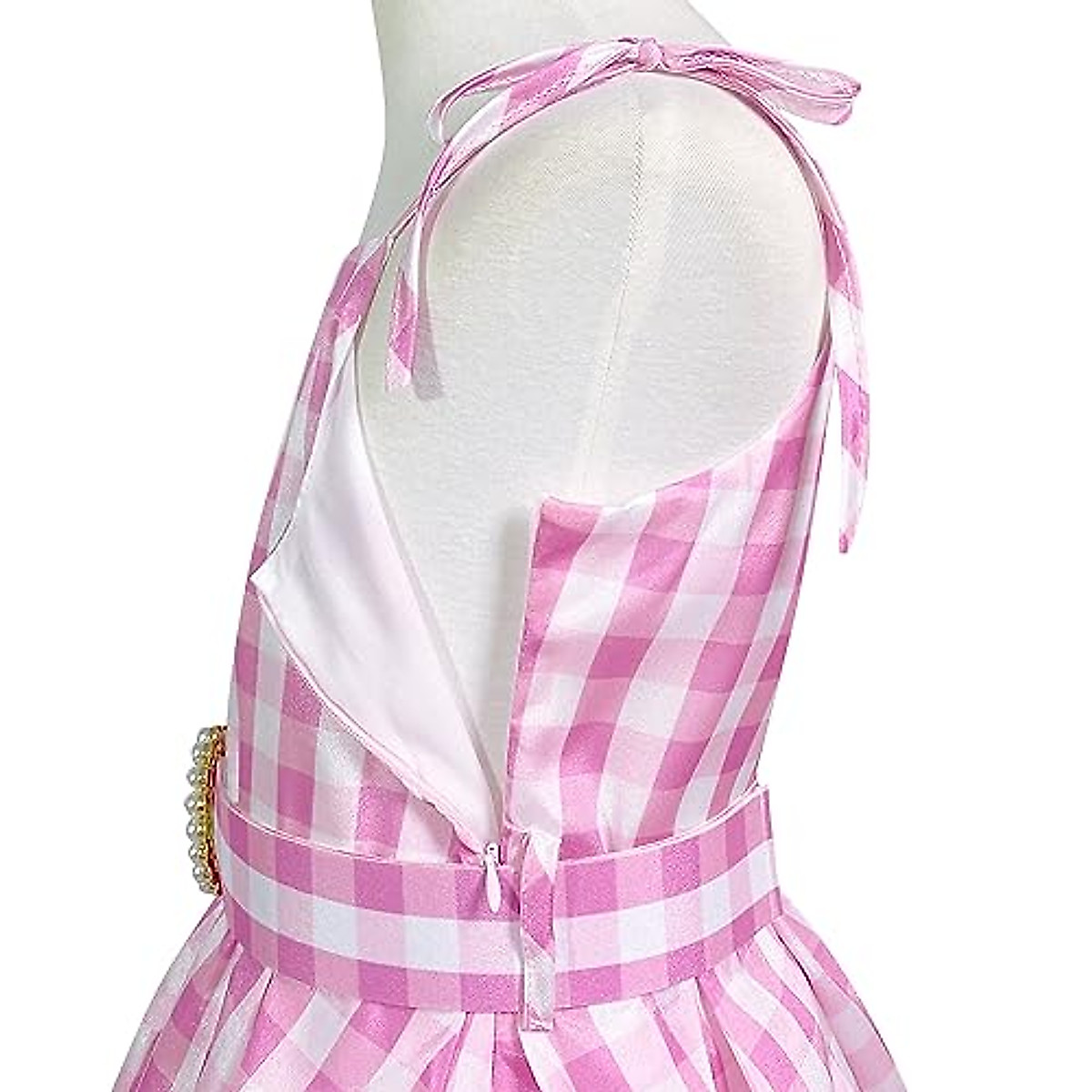 KVVFTT Girls Pink Costume Dress Movie Cosplay Costumes Kids Party Halloween Dress Up