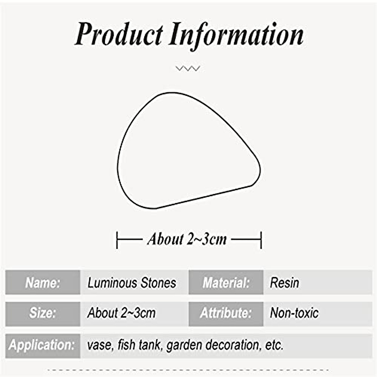 surgicalonline 300pcs Garden Decorative Stones Glow in The Dark Luminous Pebbles for Walkways Plants Aquarium Decor， Glowing Pebbles Powered Fish Tank Garden Decoration (Blue)