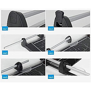 Paper Trimmer for Photo Paper Film Art Paper Jam Office Paper Thin Plastic Soft Board Cutting Table Professional Rolling Trimmer