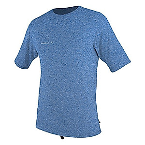 O'Neill Men's Hybrid UPF 50+ Short Sleeve Sun Shirt, Blue,Large