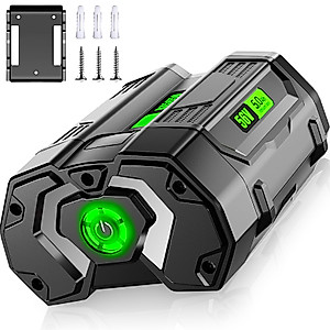 【3rd-Gen】56V 5.0Ah Replacement with Holder for EGO 56V Battery BA2800T BA4200 BA5600T BA1400, Compatible with EGO 56 Volt Battery Power+ Tools STA1500 ST1502LB CS1604 LB4800 LB6504 LB5804 HT2400