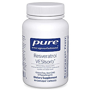 Pure Encapsulations Resveratrol VES-Sorb | Hypoallergenic Support for Cellular and Cardiovascular Health* | 90 Capsules