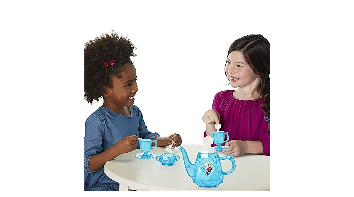 Disney Frozen Tea Set for Girls - 10 Piece Pretend Tea Party Toy