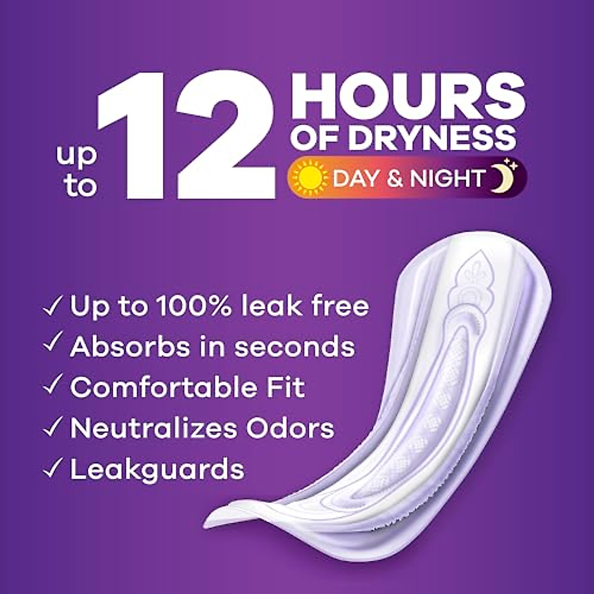 Always Discreet Adult Incontinence & Postpartum Pads for Women, Size 3, Light Absorbency, Regular Length, 30 Count x 3 Packs (90 Count total)