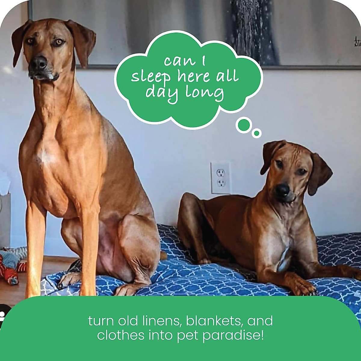 Molly Mutt Large Crib Mattress Cover - Romeo & Juliet Print - Measures 27”x52”x5”- 100% Cotton - Durable - Breathable - Sustainable - Machine Washable Dog Bed Cover