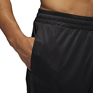 adidas Men's Basketball Crazylight Shorts, Black/White, Small