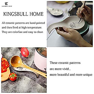 KINGSBULL HOME Spoon Rest for Stove Top Spoon Rest for Kitchen Counter