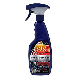 303 Speed Detailer - For All Exterior Automotive Surfaces - Instantly Shines And Protects Paint - Cleans Between Washes - UV Protection, 16 fl. oz. (30216CSR) Packaging May Vary
