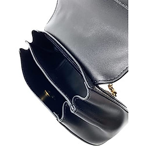 Michael Kors Lita Small Leather Crossbody Bag (Black)