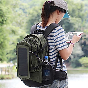 ECEEN Solar Backpack 7 W Solar Panel Charger for Smart Cell Phones Outdoor Sports Backpack Supplies