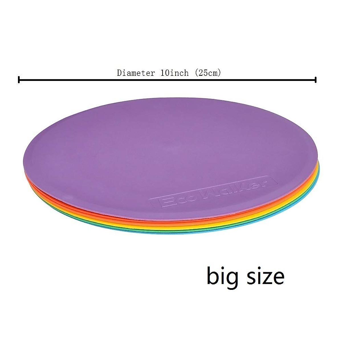 Eco Walker 10inch Spot Markers Flat Field Cones