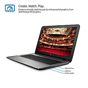 HP 15-ba040nr 15.6-Inch Notebook (AMD A10, 8 GB RAM, 1 TB HDD)