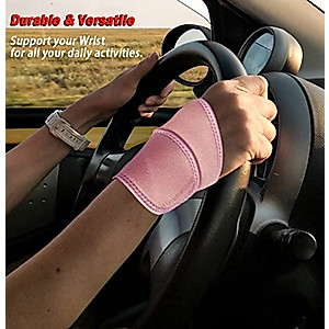 NuCamper Wrist Brace Carpal Tunnel for Men Women Fit Left and Right Hand,Lightweight Adjustable Wrist Support Brace for Tendinitis,Sprains Arthritis,Pain Relief,Compression Wrist Wrap for