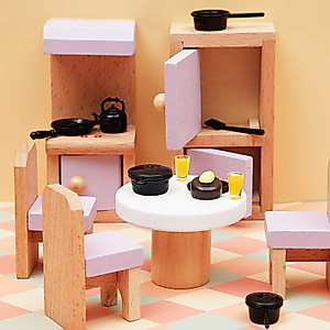 20 Pcs Dollhouse Miniature Cooking Set Miniature Pots and Pans 1/12 Scale Miniature Metal Stovetop Cookware for Mini Dollhouse Kitchen, Dollhouse Decoration Accessories for Party Supplies Pretend Play