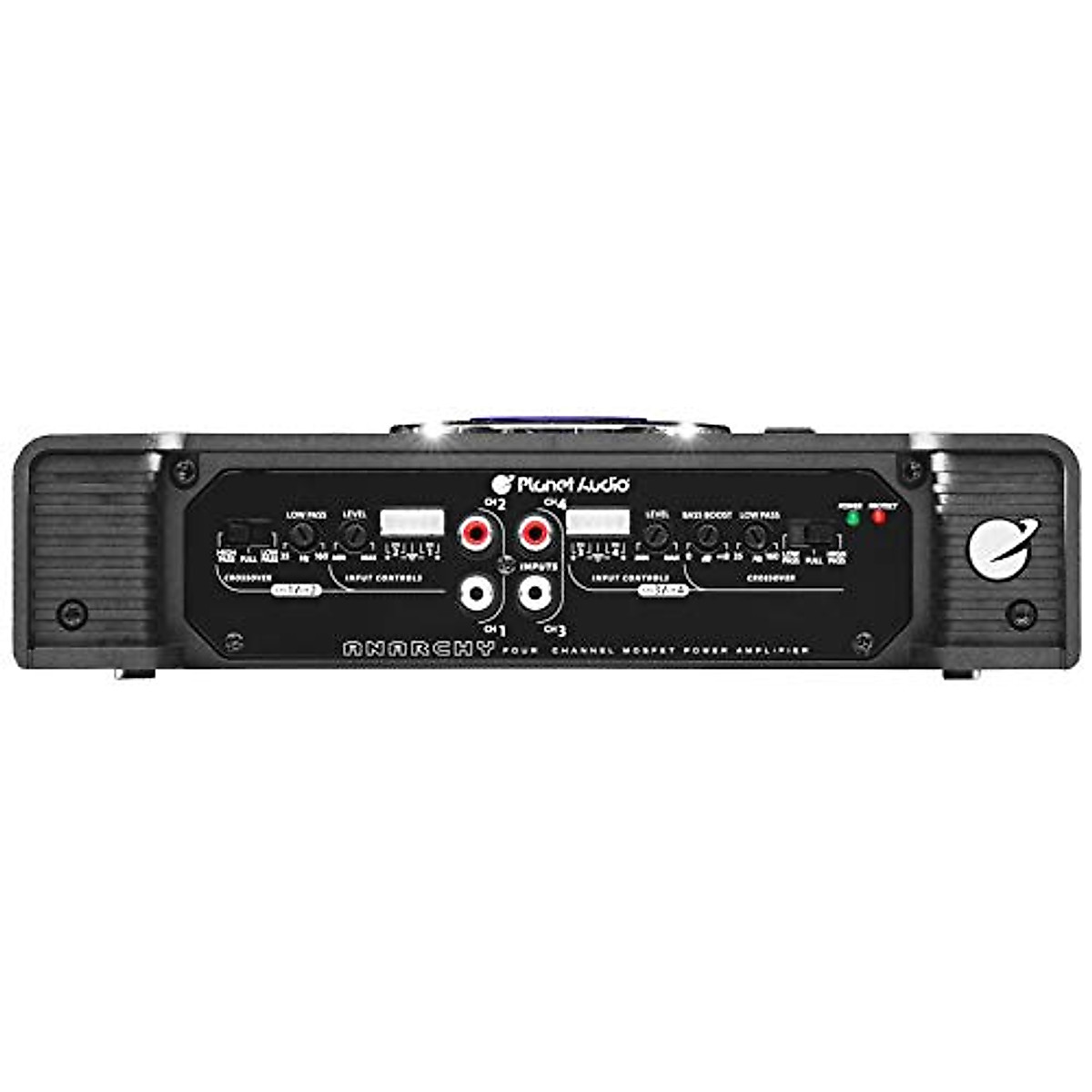Planet Audio AC1200.4 4 Channel Car Amplifier - 1200 Watts, Full Range, Class A/B, 2-4 Ohm Stable, Mosfet Power Supply, Bridgeable