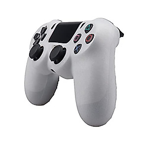 Ralan Controller Skin for PS4 Slim/Pro - Glitter Anti-Slip Silicone Cover - Compatible with PS4 Wireless/Wired Gamepad - 4 Cat Paw Thumb Grip Caps & Black Pro Thumb Grip x 8