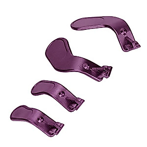 Metal Paddle Replacement, Easy To Replace Simple Operation 4pcs Controller Paddles Interchangeable Improve Accuracy for Elite Controller(Purple)