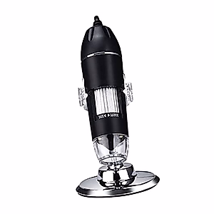 LXXSH Digital Microscope Magnifying Camera with Light Charging Stand Handheld Inspection Magnifier (Color : A, Size : One Size)
