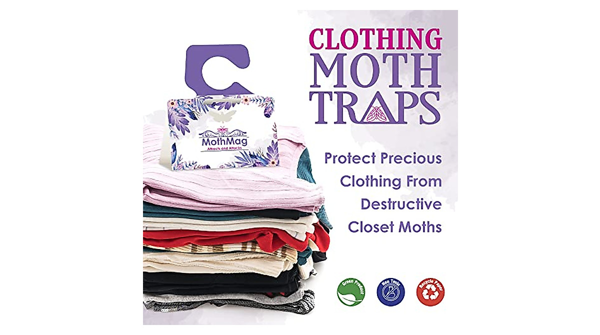 MothMag Clothes Moth Traps: Protect Fabrics Safely
