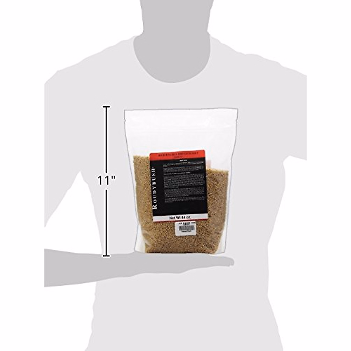 RoudyBush High Energy Breeder Bird Food, Nibles, 44-Ounce