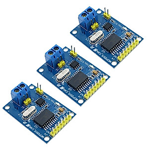 Comidox 3Pcs MCP2515 CAN Bus Module TJA1050 Receiver SPI Module for Arduino 51 MCU ARM Controller Development Board