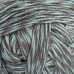 8 Balls La Mia Crown Yarn, Total 7.05 Oz (200 gr), Each 0.88 Oz (25 gr), 800 mt (874 yds), Knitting and Crocheting, 50% Cotton and 50% Acrylic, 2 Weight Fine Yarn, Blue L904