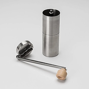 Snow Peak Field Barista Grinder - Stainless Steel Manual Coffee Grinder with Adjustable Burr - Durable & Portable Coffee Maker for Camping - Barista-Quality Camping Accessories