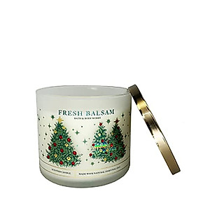 Bath & Body Works, 3-Wick Candle, Fresh Balsam