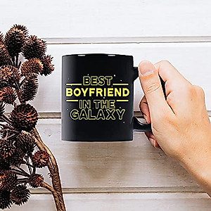 Fatbaby Best Boyfriend in the Galaxy Coffee Mug,Boyfriend Gifts,Funny Boyfriend Mug,Boyfriend Birthday Gifts 11 oz