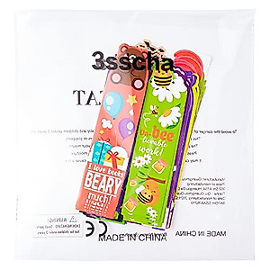 3sscha 72Pcs Animals Bookmarks Shark Cartoon Hilarious Reading Bookmarks for Kids Teacher Student Classroom Reward Supplies Gift for Children Page Markers for Adults Reading Lover Home Office Library