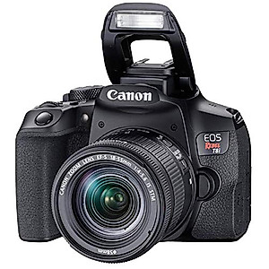 Canon EOS Rebel T8i DSLR Camera with 18-55mm Lens, Bundle with Bag, 32GB SD Card, Filter Pack, Mac Photo Editing Software, Cleaning Kit and Accessories