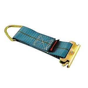 Erickson 59143 Blue 2" x 8" Tie-Off E-Track Strap with Cam Buckle