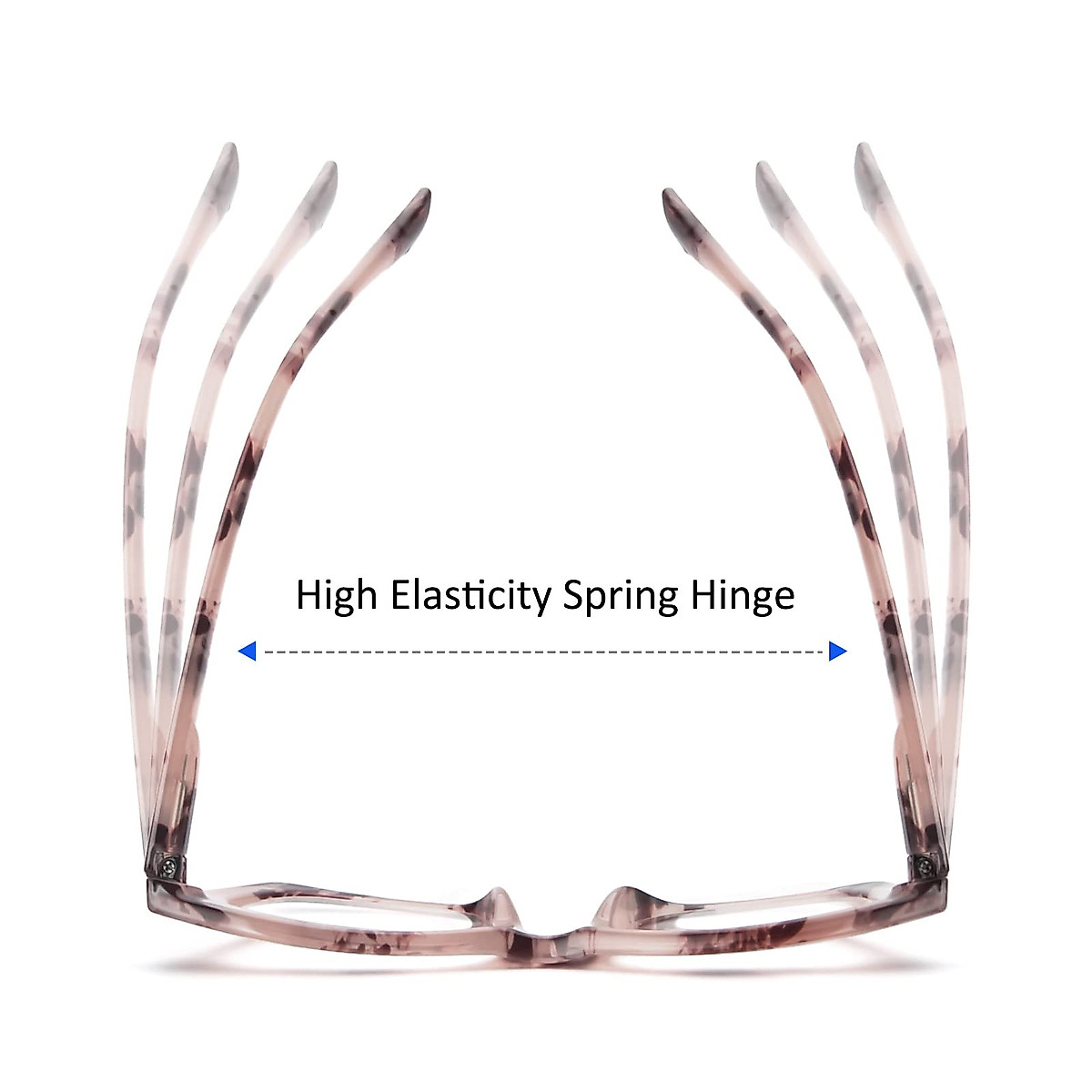 REAVEE 3 Pack Oprah Style Reading Glasses Blue Light Blocking Computer Square Retro Readers for Women with Spring Hinge 1.5