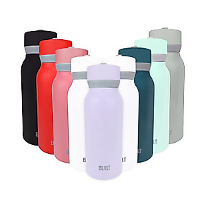 Built 32oz Cascade Bottle with Wide Mouth Straw Lid and Filter Lavender