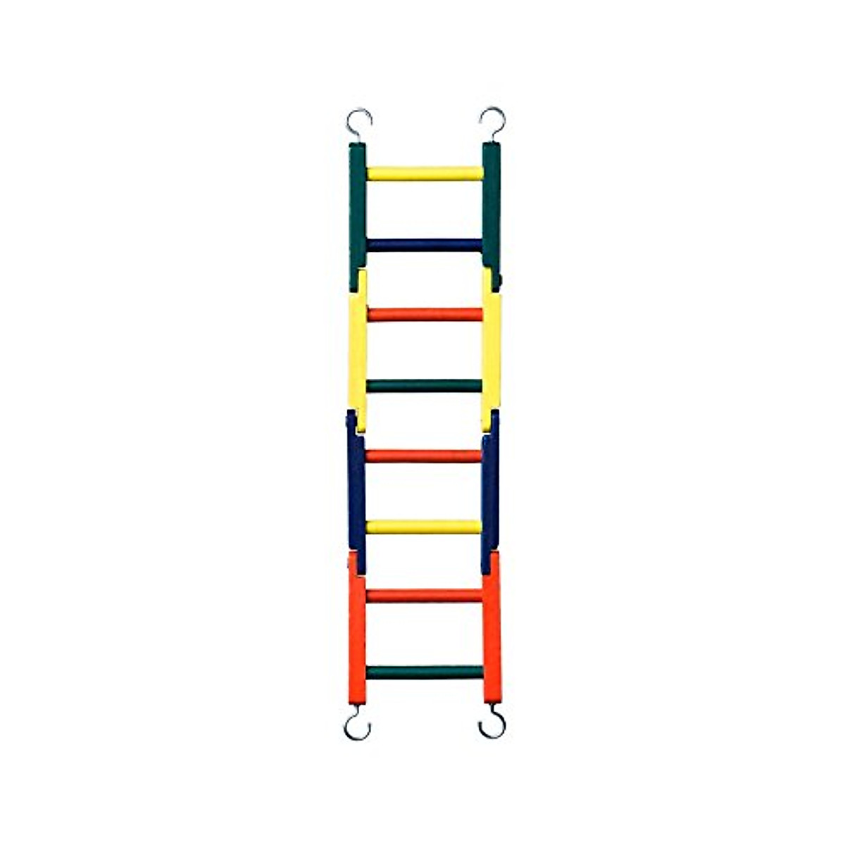 Prevue Pet Products BPV01140 Carpenter Creations Bendable Wood 4-Section Bird Ladder, 15-Inch, Colors Vary