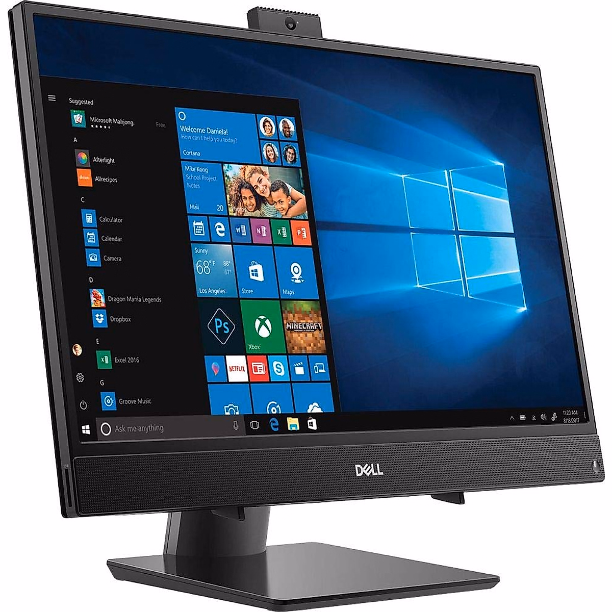 Dell Inspiron 24 3475 AIO - 23.8" Touch - AMD A9-9425 - Radeon R5-8GB - 256GB SSD - Black